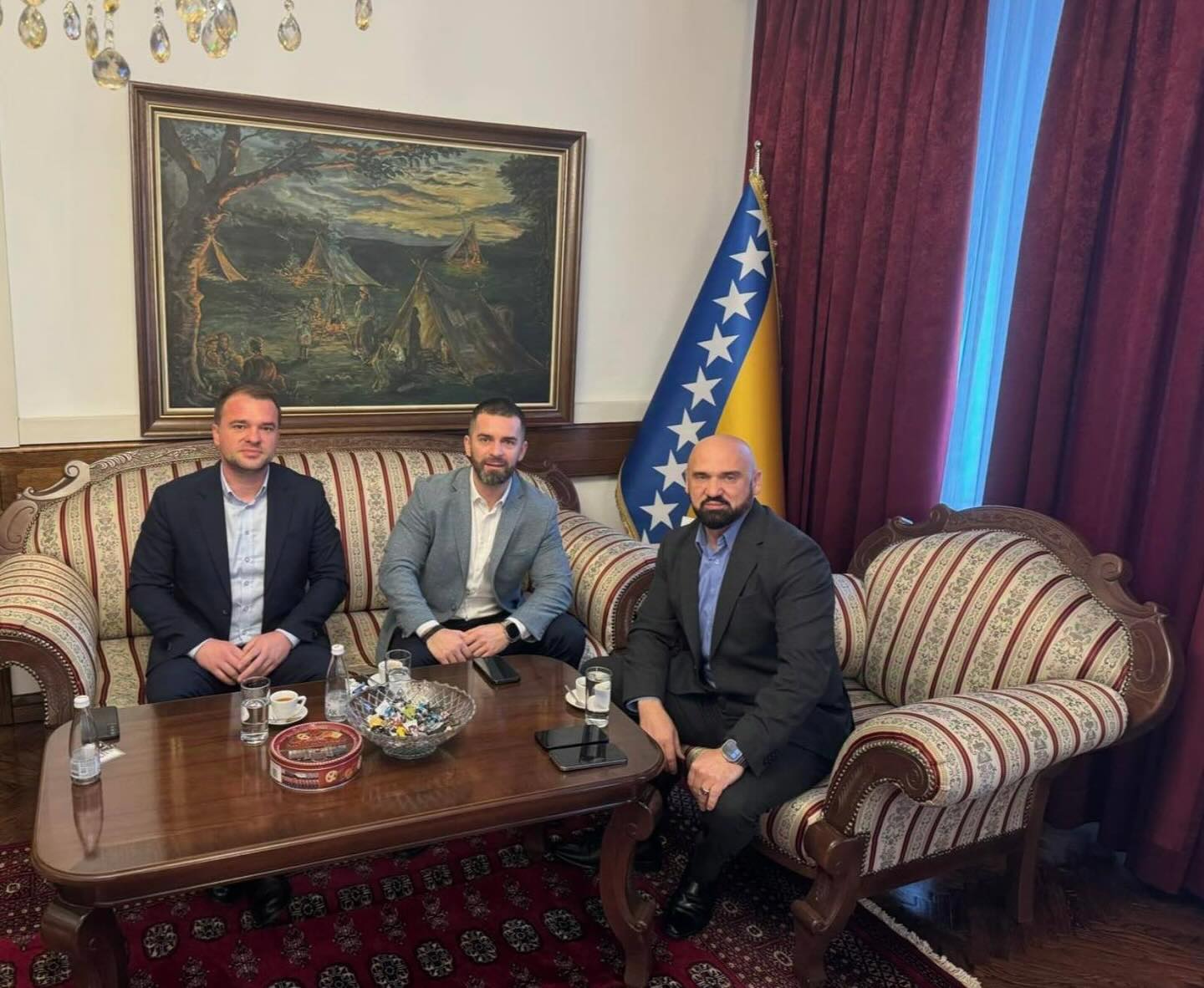 Ministar Isak sastao se sa direktorom Demirovićem i ministrom Jakšićem ...